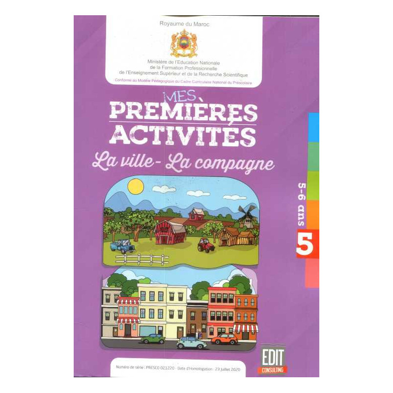 Projet 5 Mes Premières Activités 5/6 La ville La compagne
