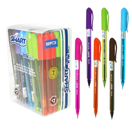 Stylo Smart 1.0 mm – Bleu, Noir, Vert, Rouge